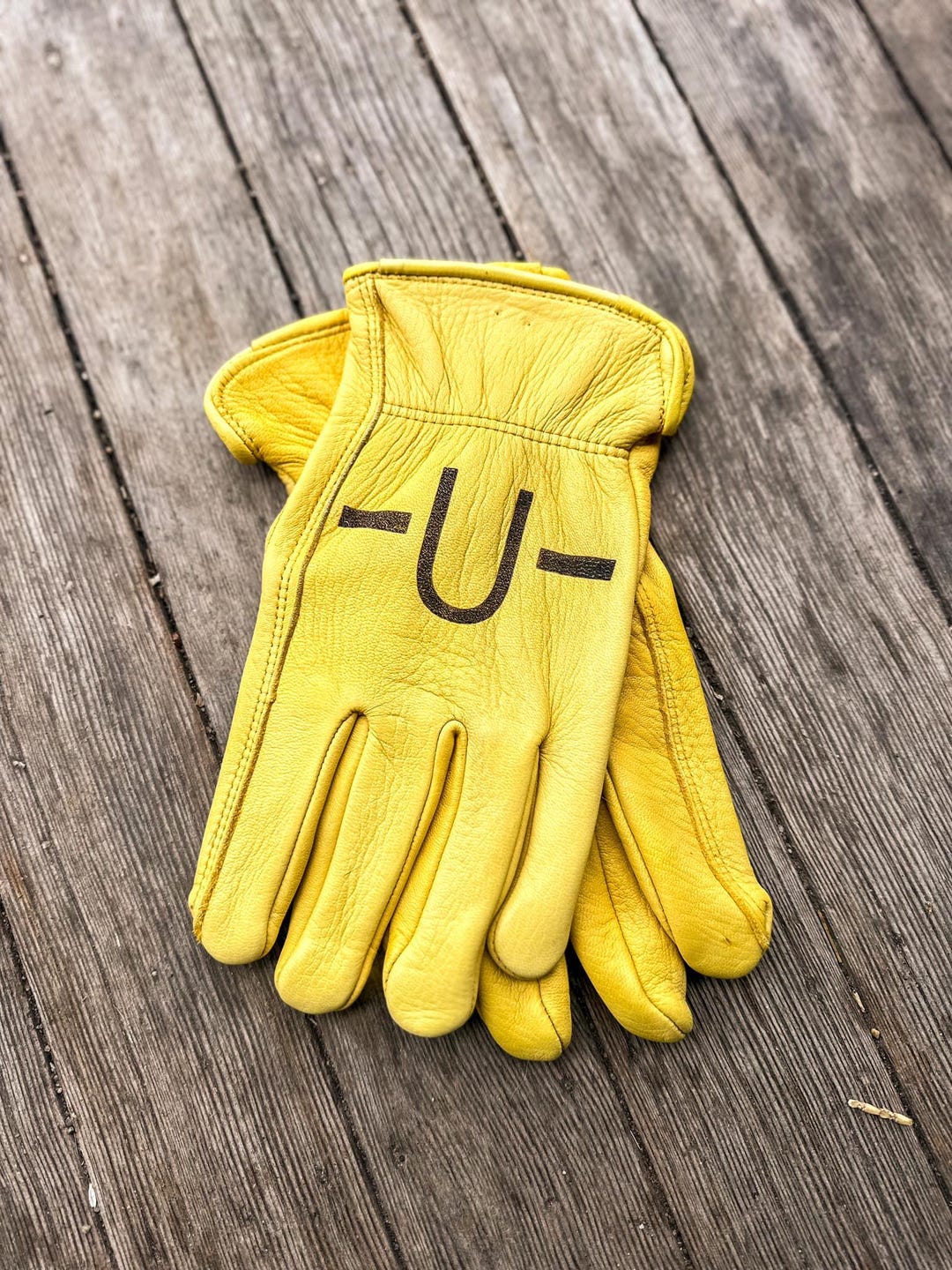 Branded Elk Skin Gloves-made for Real Ranch Work - Etsy