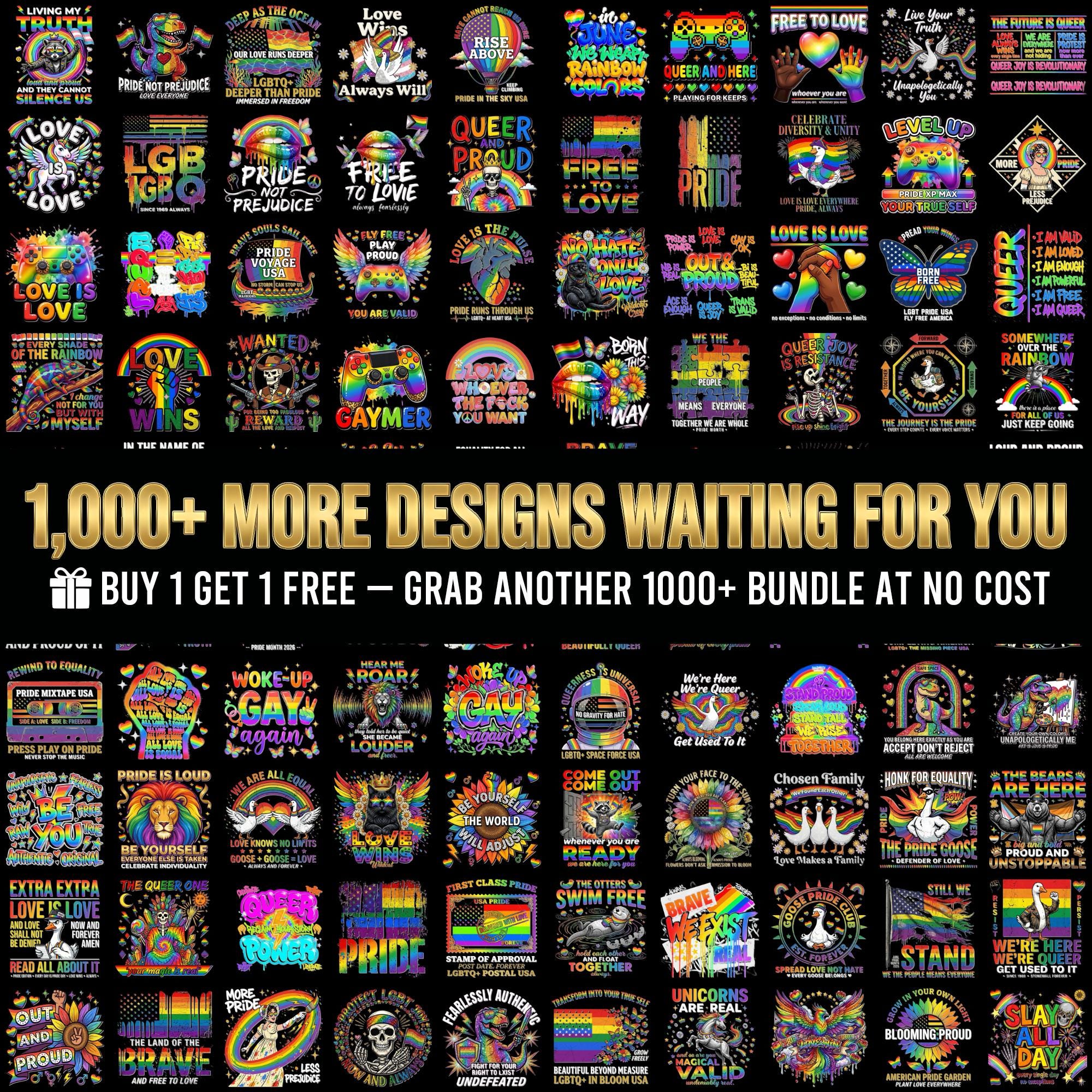 1000+ PNG Bundle LGBTQ Community Png, Pride Month Png, Gay Pride Png ...