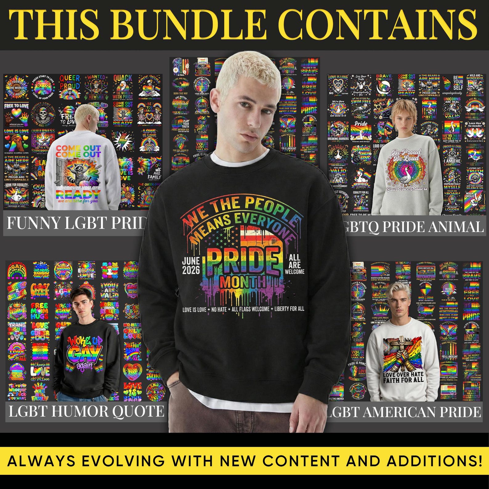 1000+ PNG Bundle LGBTQ Community Png, Pride Month Png, Gay Pride Png ...