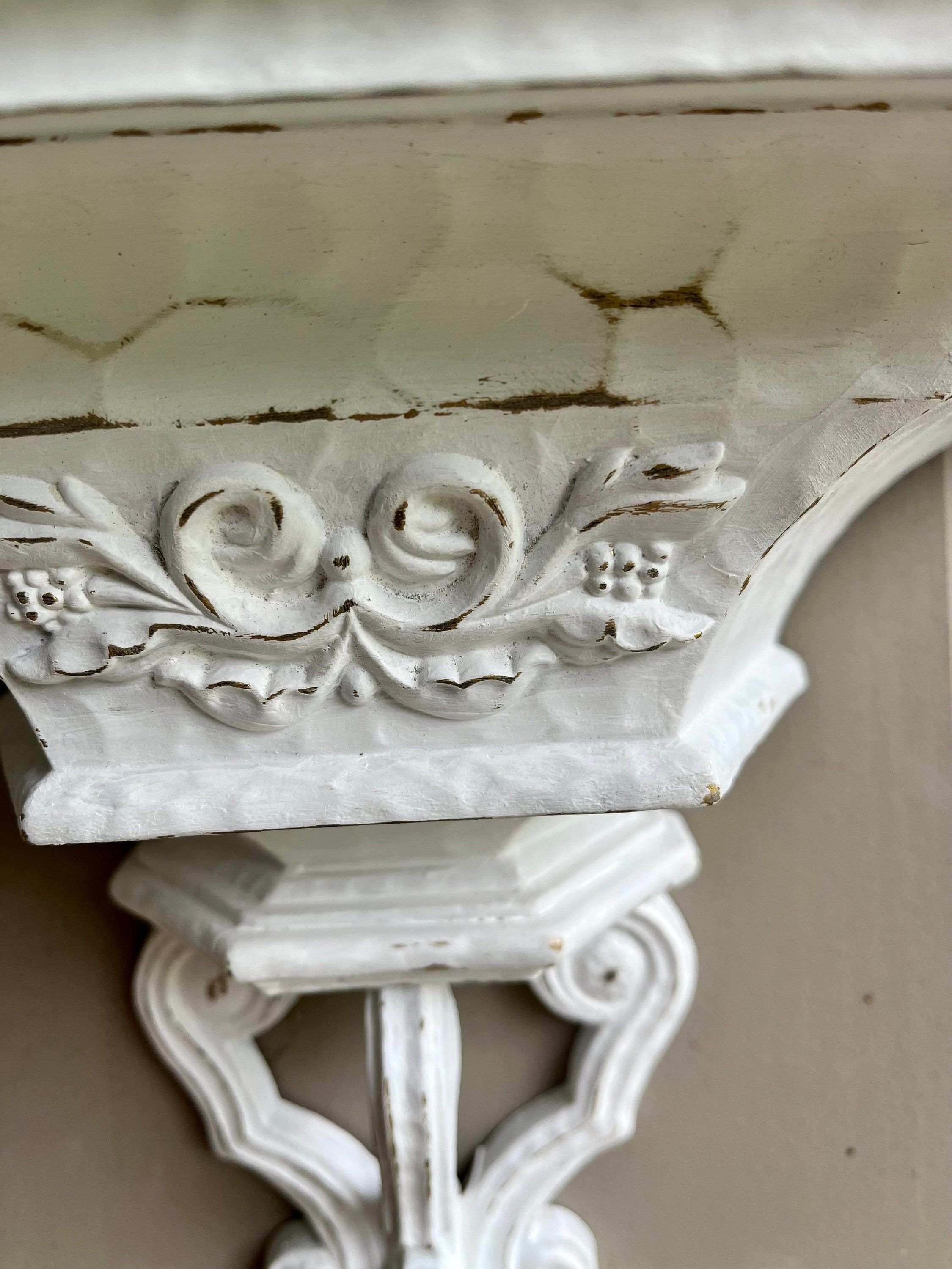 Vintage Syrocco Ornate Shelf Painted Syrocco Style Shelf - Etsy