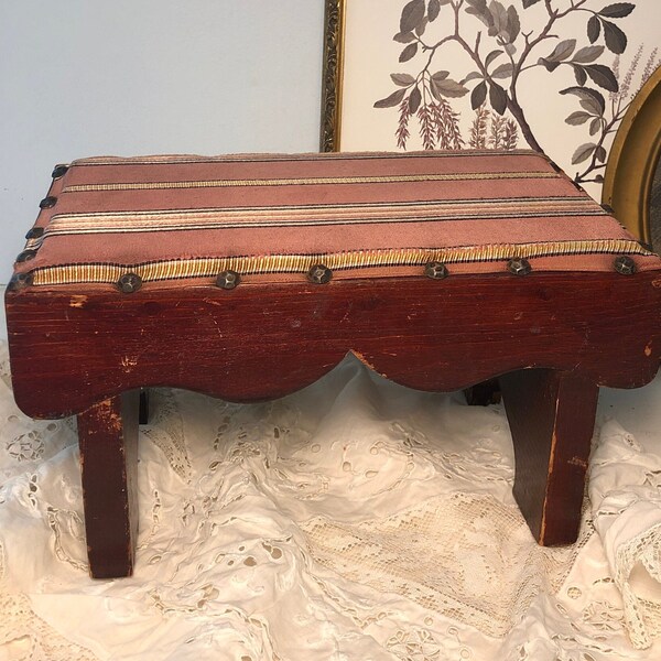 Wood Foot Stool - Etsy