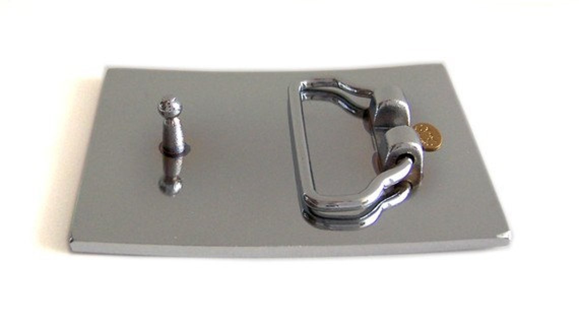 Teal and Fuchsia Blossom Belt Buckle Hand Painted With Glossy - Etsy