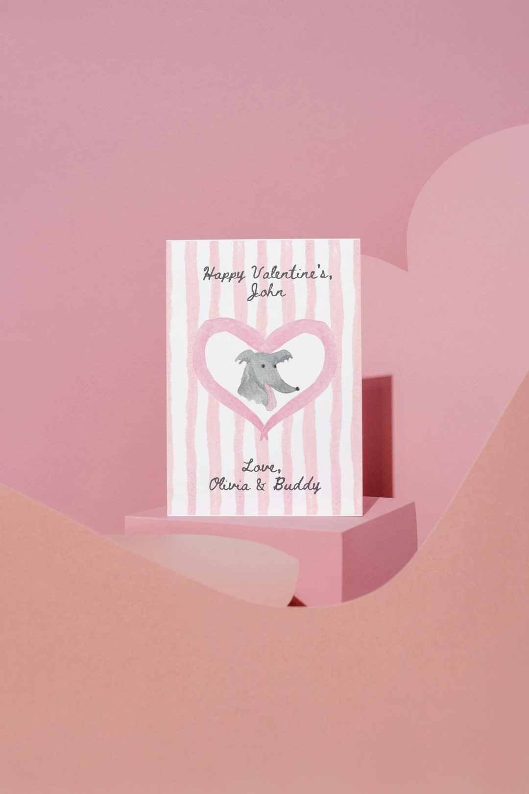 Custom Valentine's Day Card: Digital Download, Personalized - Etsy
