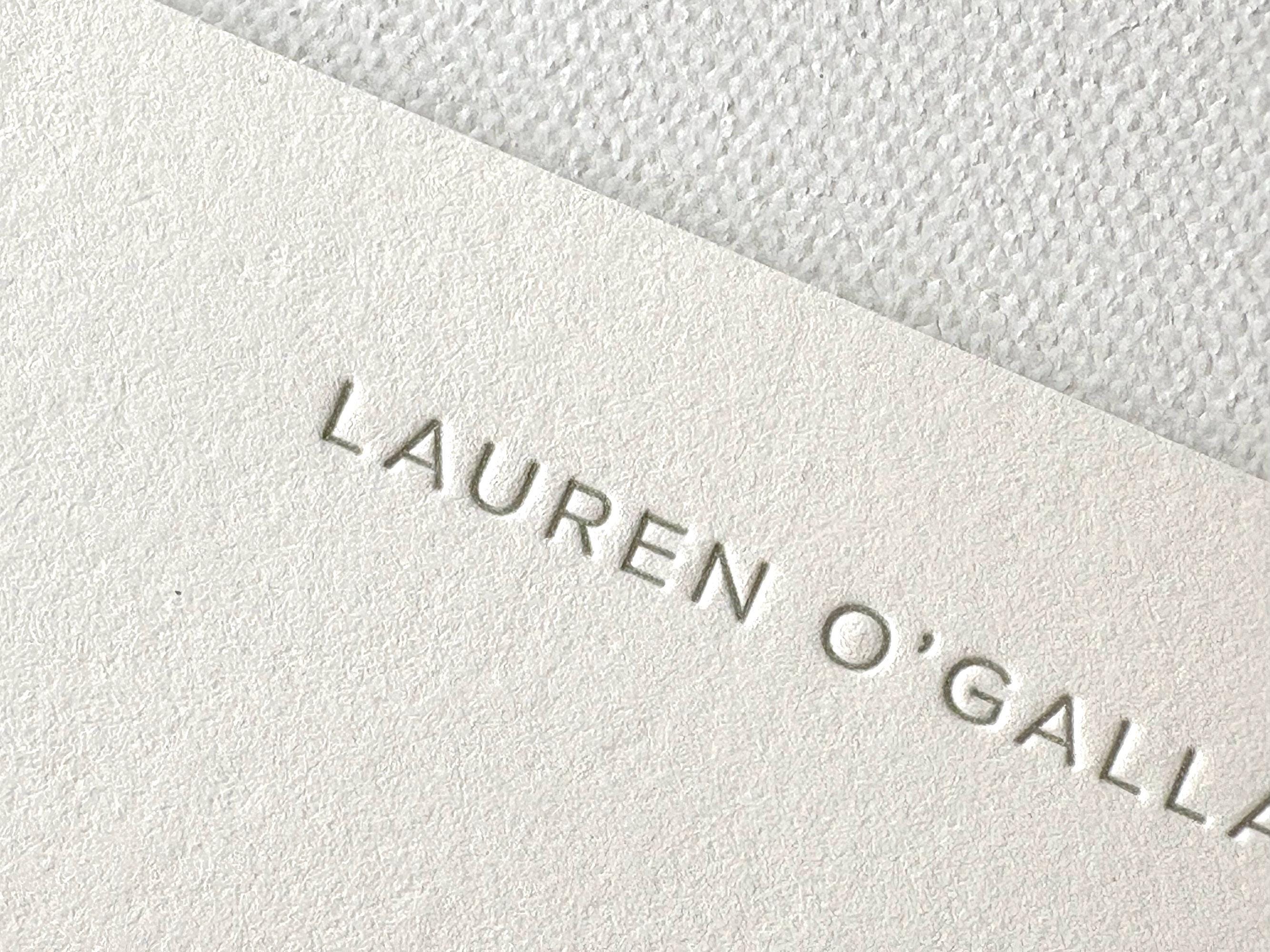 Modern Letterpress Stationary - Personalized Letter Press Stationery ...