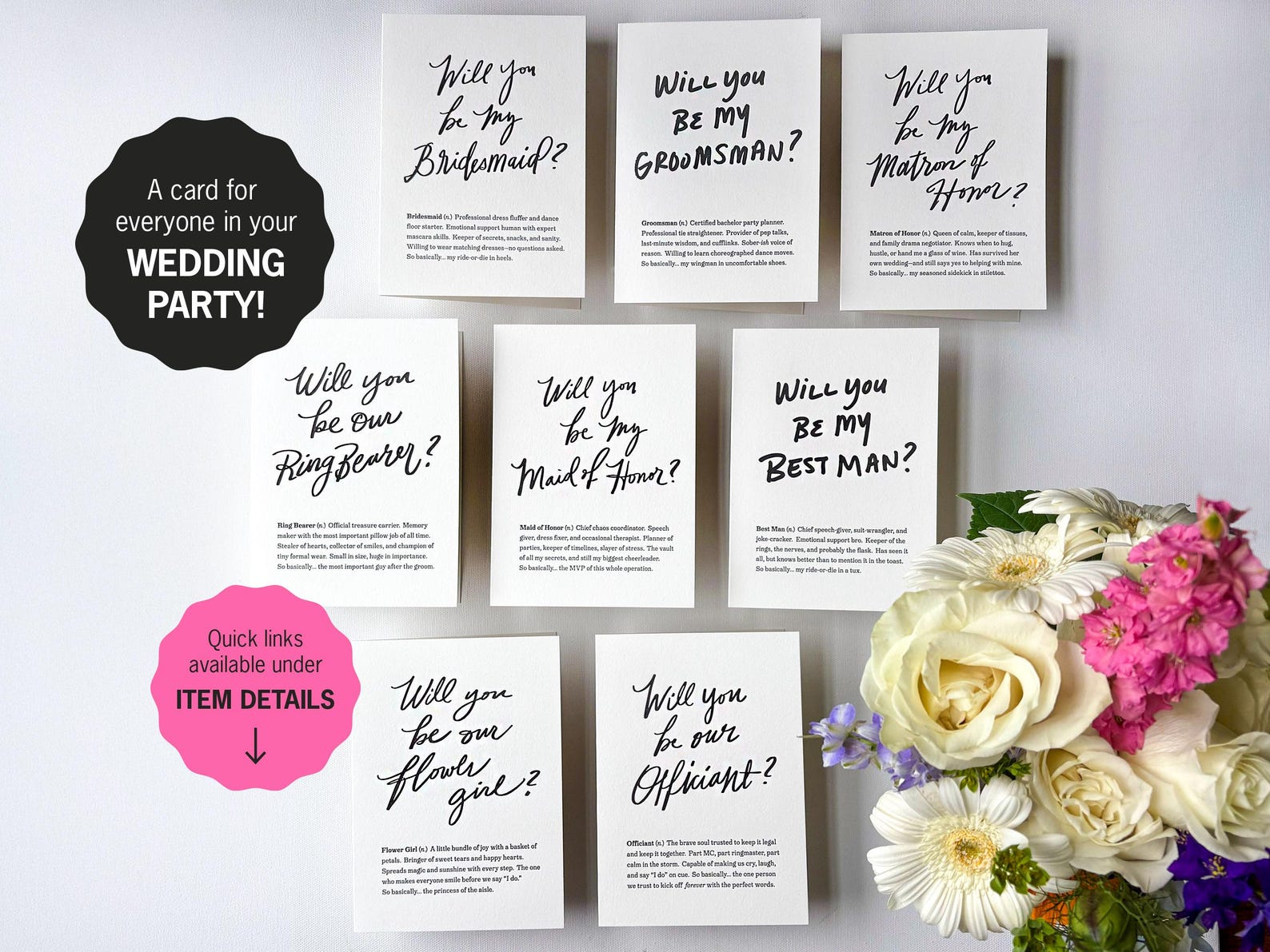 Will You Be Our Officiant? - Proposal Card for Wedding Party - Etsy