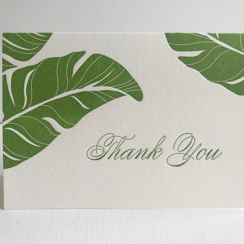 Fancy Thank You Card - Etsy