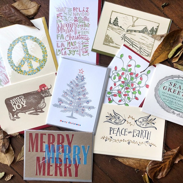 Traditional Christmas Cards - Etsy