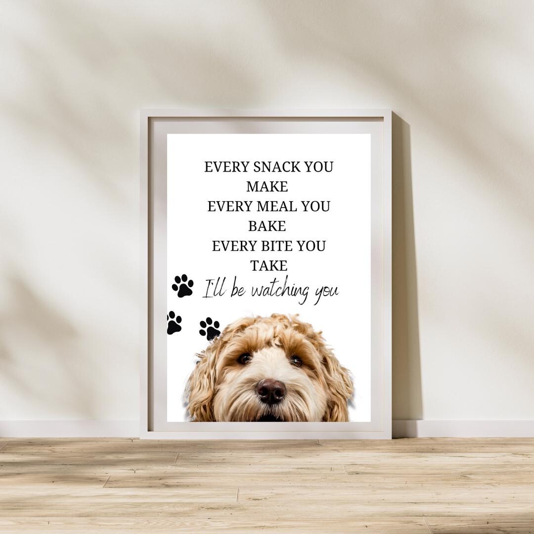 Cockapoo Wall Art | Cockapoo Digital Print | Peeking Cockapoo | Every ...