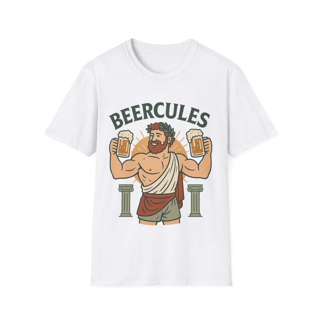 Beercules Fun Aussie Beer Shirt | Drinking Tee for Men & Women | Pub ...