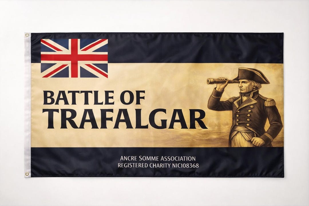 Battle of Trafalgar Commemorative Flag - Etsy