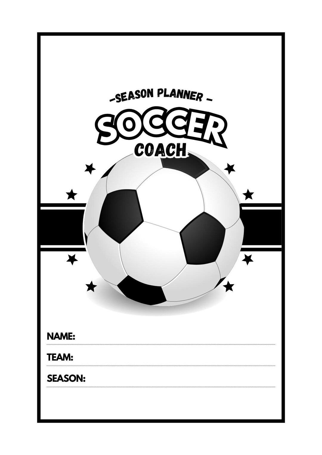 Digital Soccer Coach Planner | Printable Soccer Coaching Organizer ...