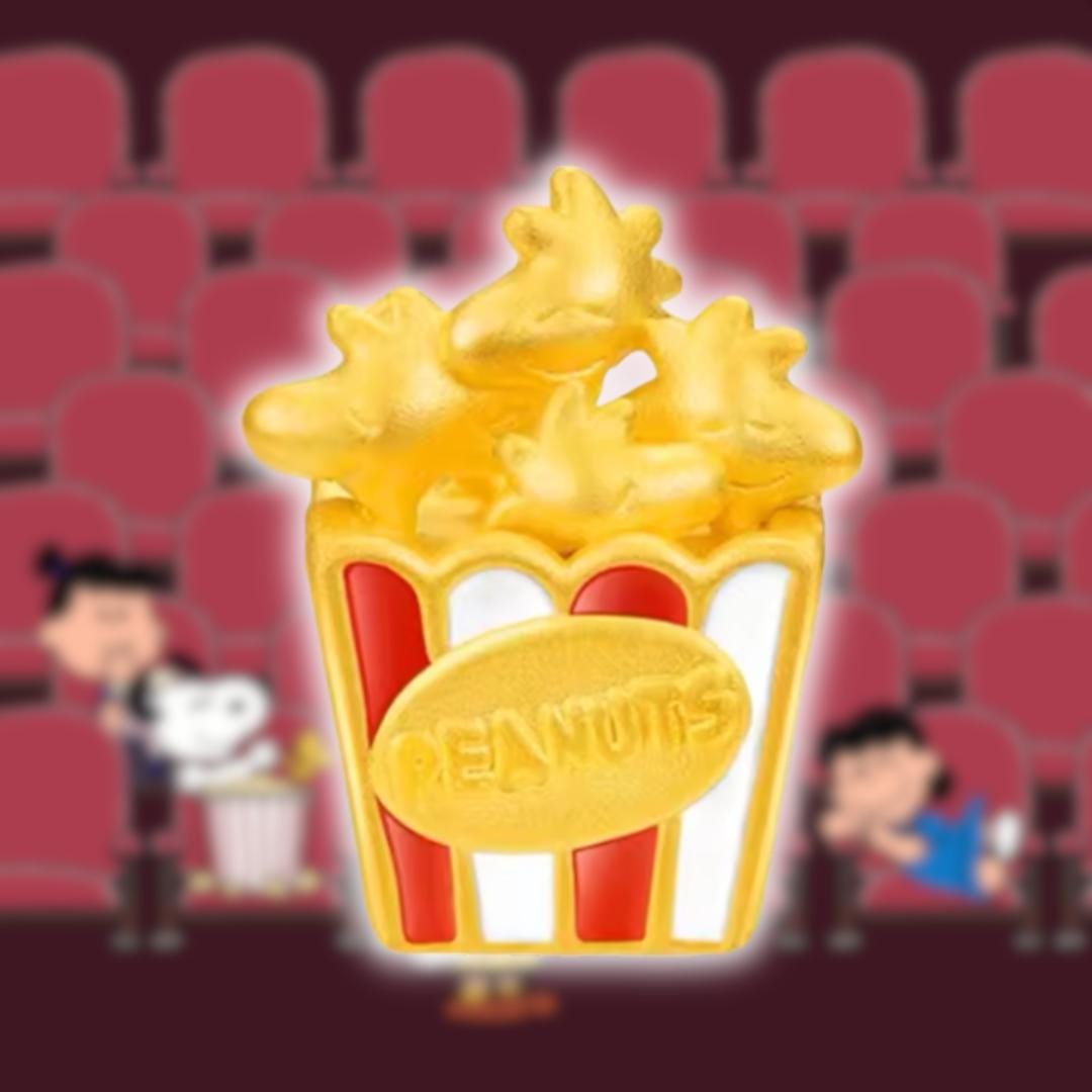 Peanuts Woodstock Popcorn Charm for Pandora Bracelet, Snoopy Charm ...
