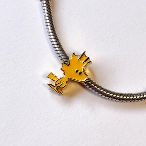 Snoopy Peanuts Woodstock Charm for Pandora Bracelet, Snoopy Charlie ...