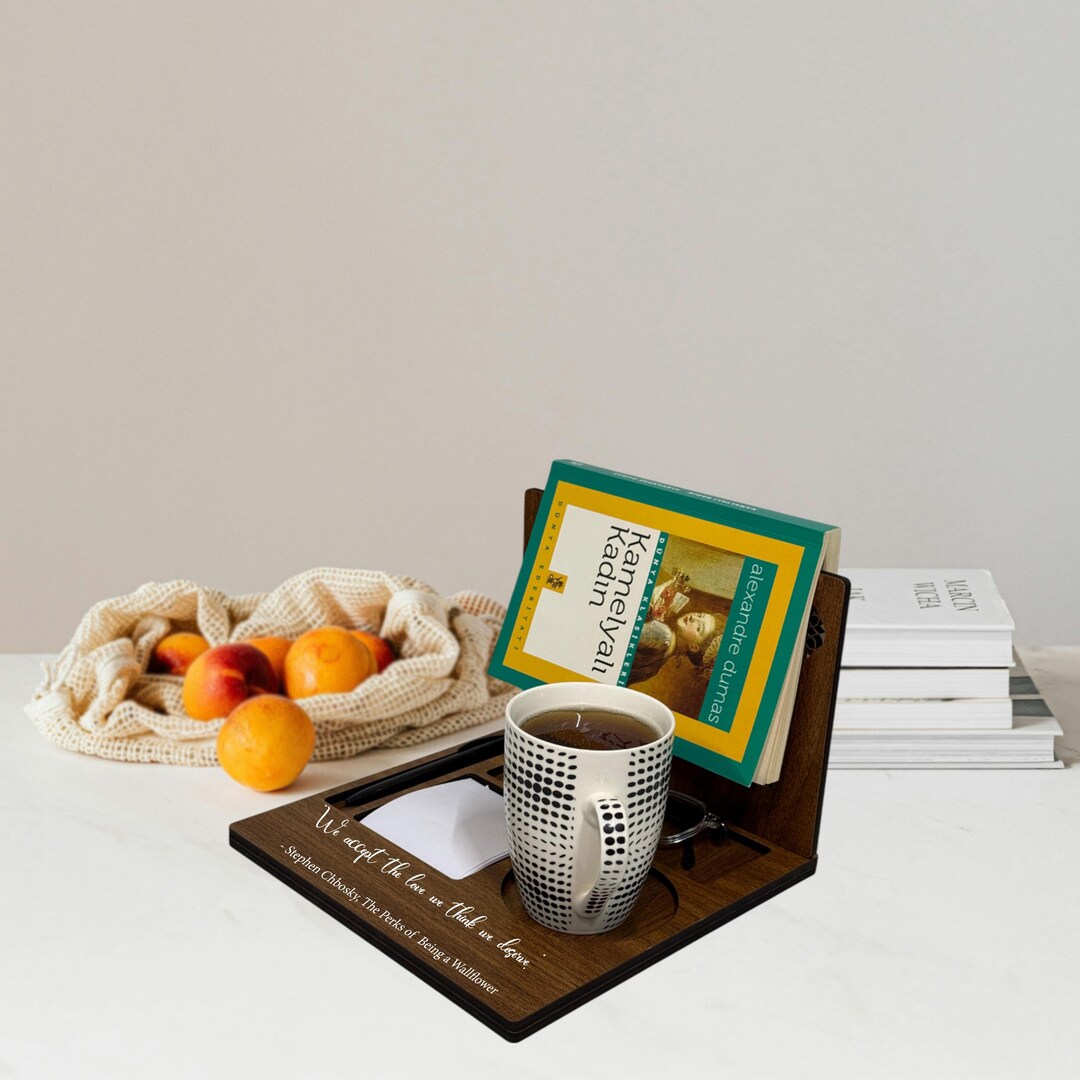 Custom Mini Wooden Bookshelf – Personalized Book Nook With Photo or ...