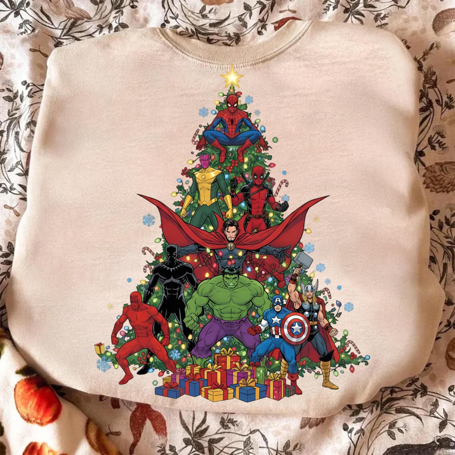 Superhero Christmas Tree PNG, Superhero Christmas Design, Cute ...