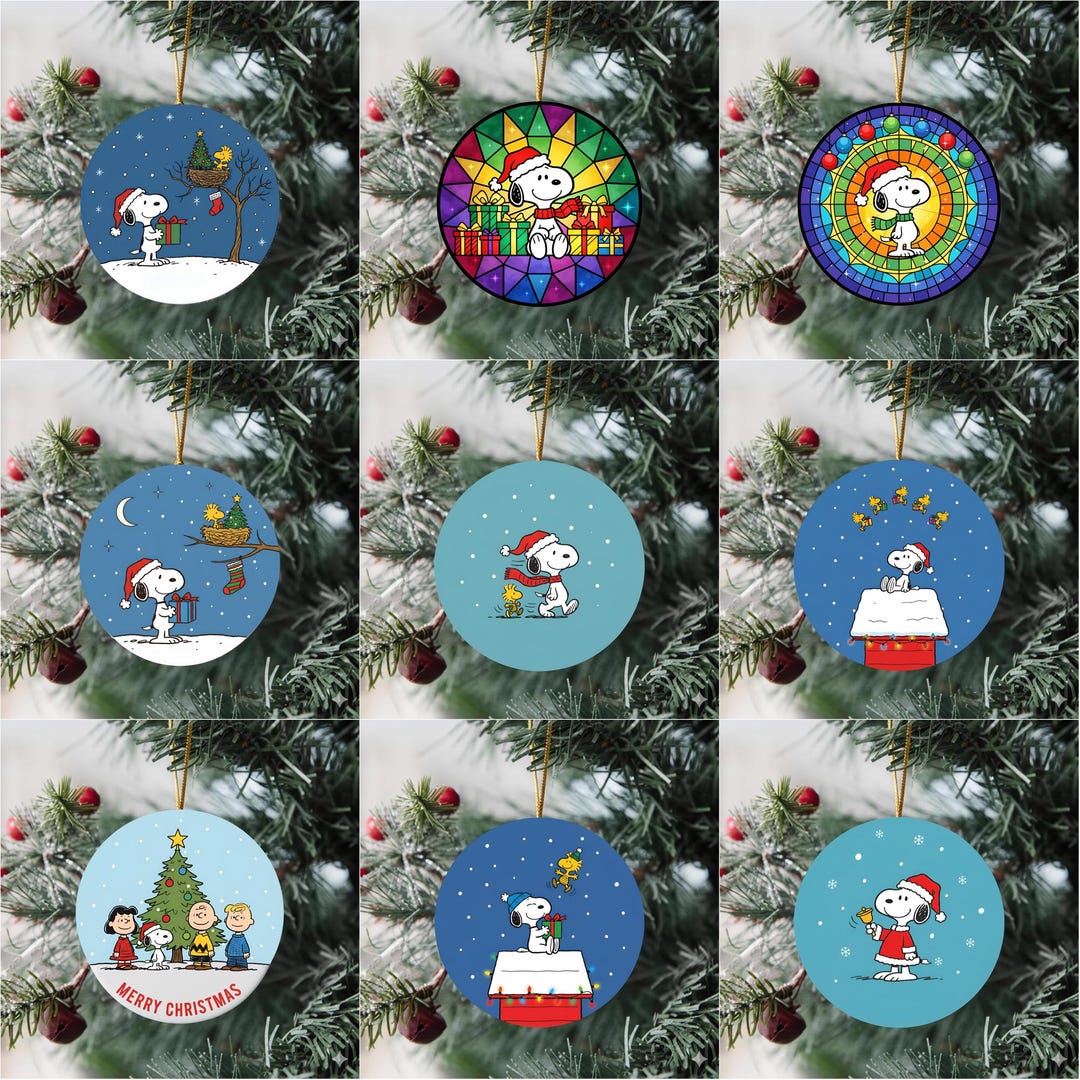 Snoop Christmas Ornament PNG, Snoop Holiday Ornament PNG, Cute Snoop ...