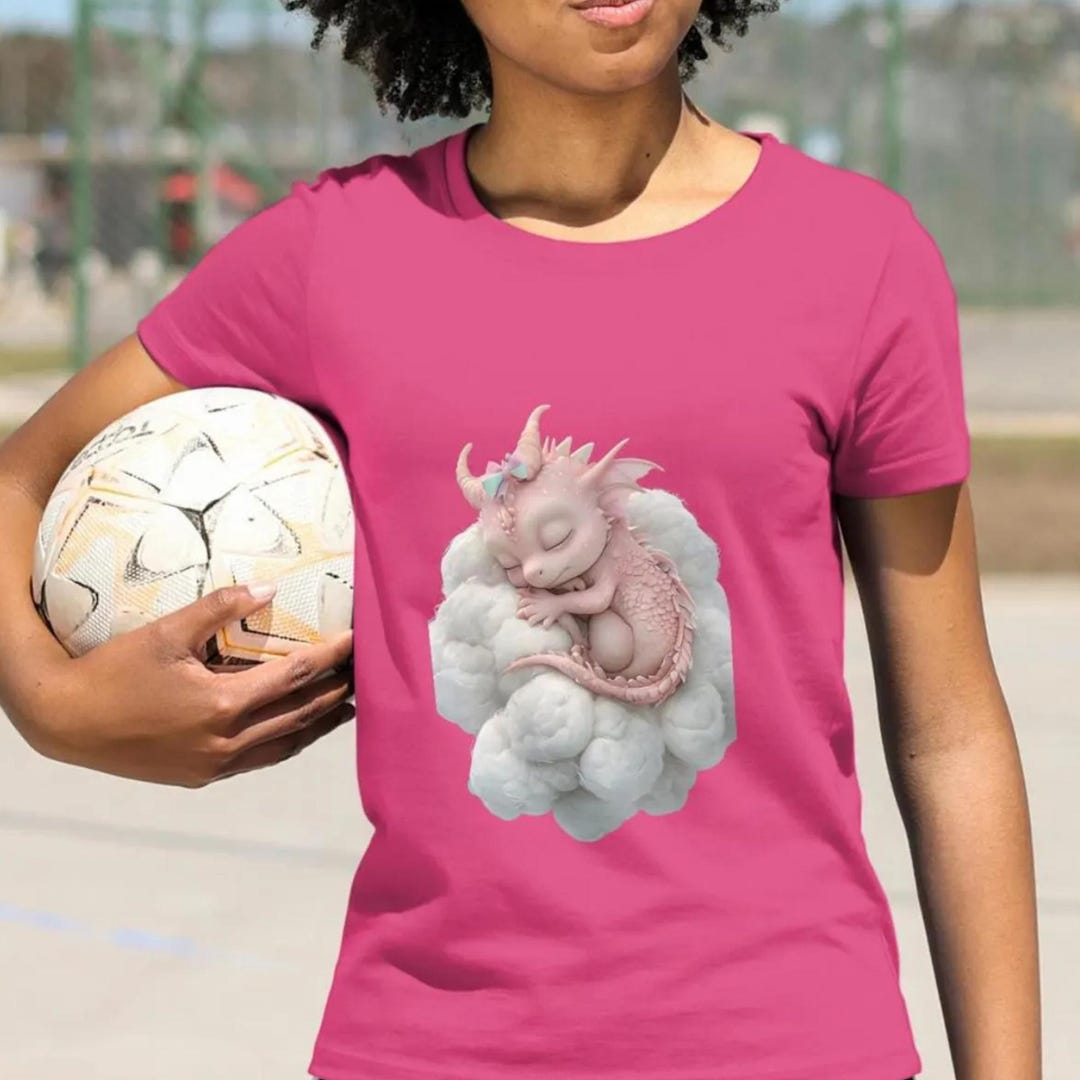 Kids Cotton Tee, Baby Dragon, Dragon Core Graphic Tee for Children ...