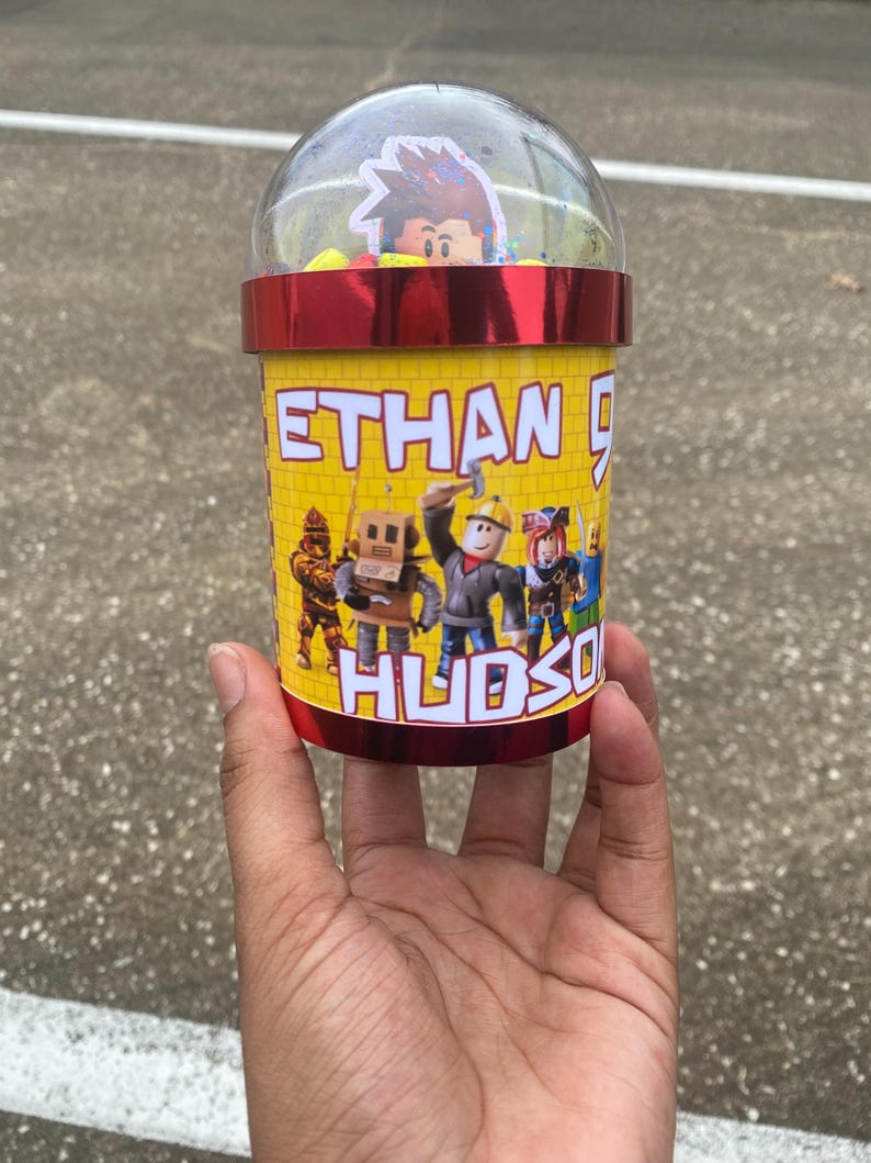 Party Favors for Birthday Party for Kids Pringle Can Shakers Roblox ...