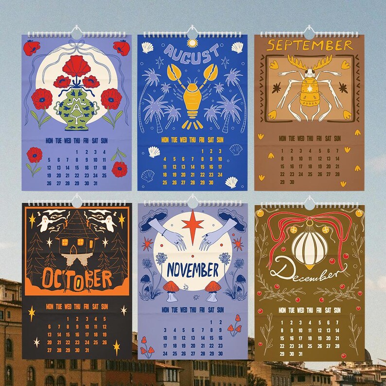 2025 Printable A3 Calendar - Etsy