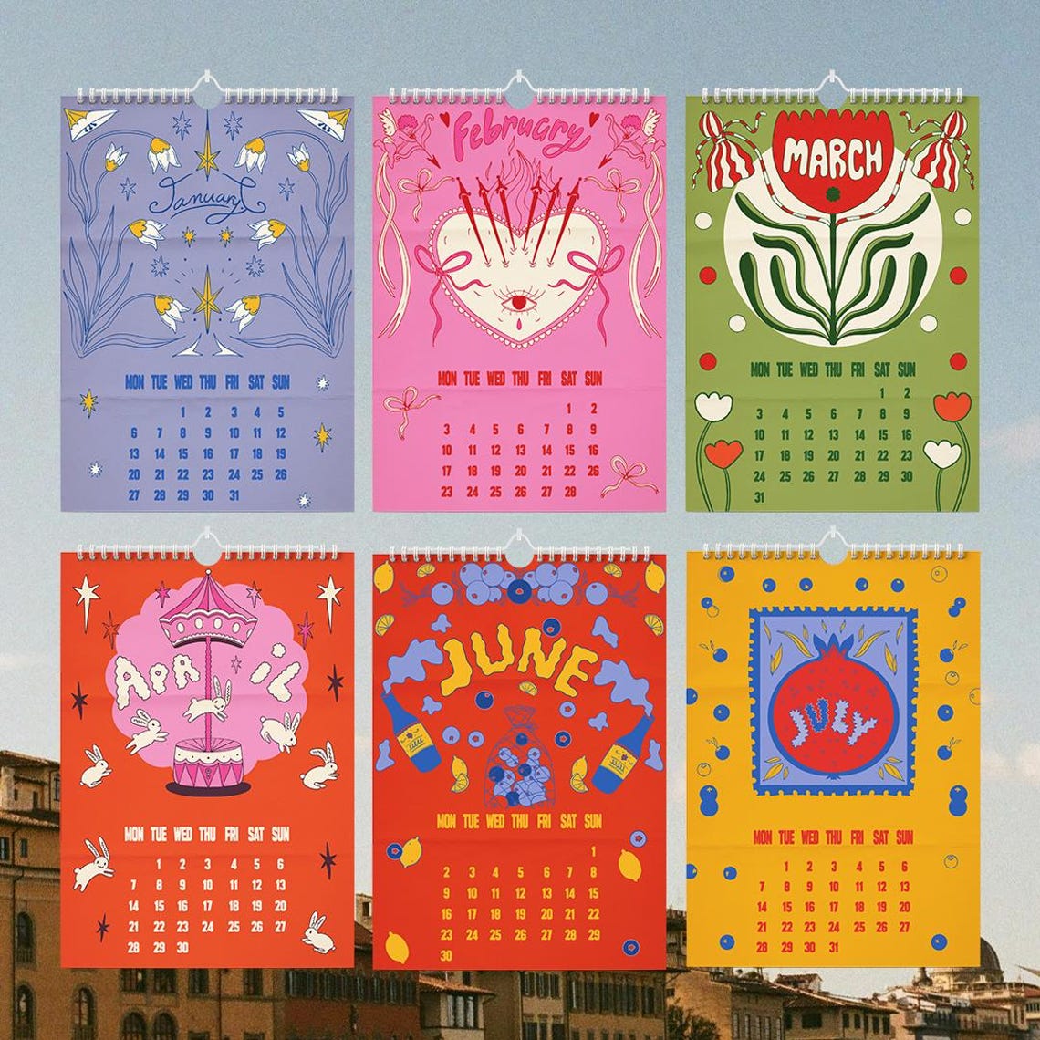 2025 Printable A3 Calendar - Etsy