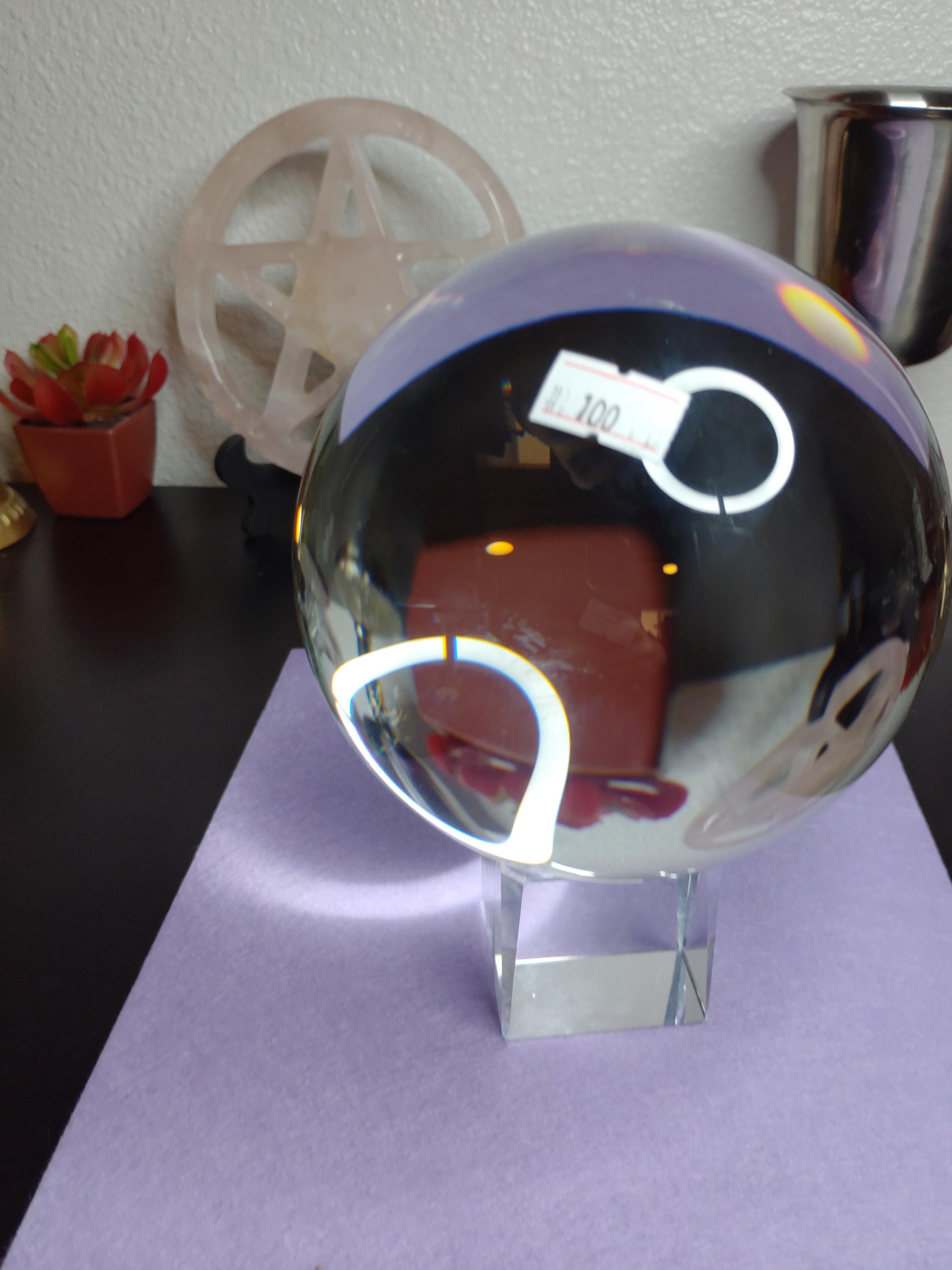 Metaphysical, Crystal Ball Large, Crystallomancy, Scrying. - Etsy
