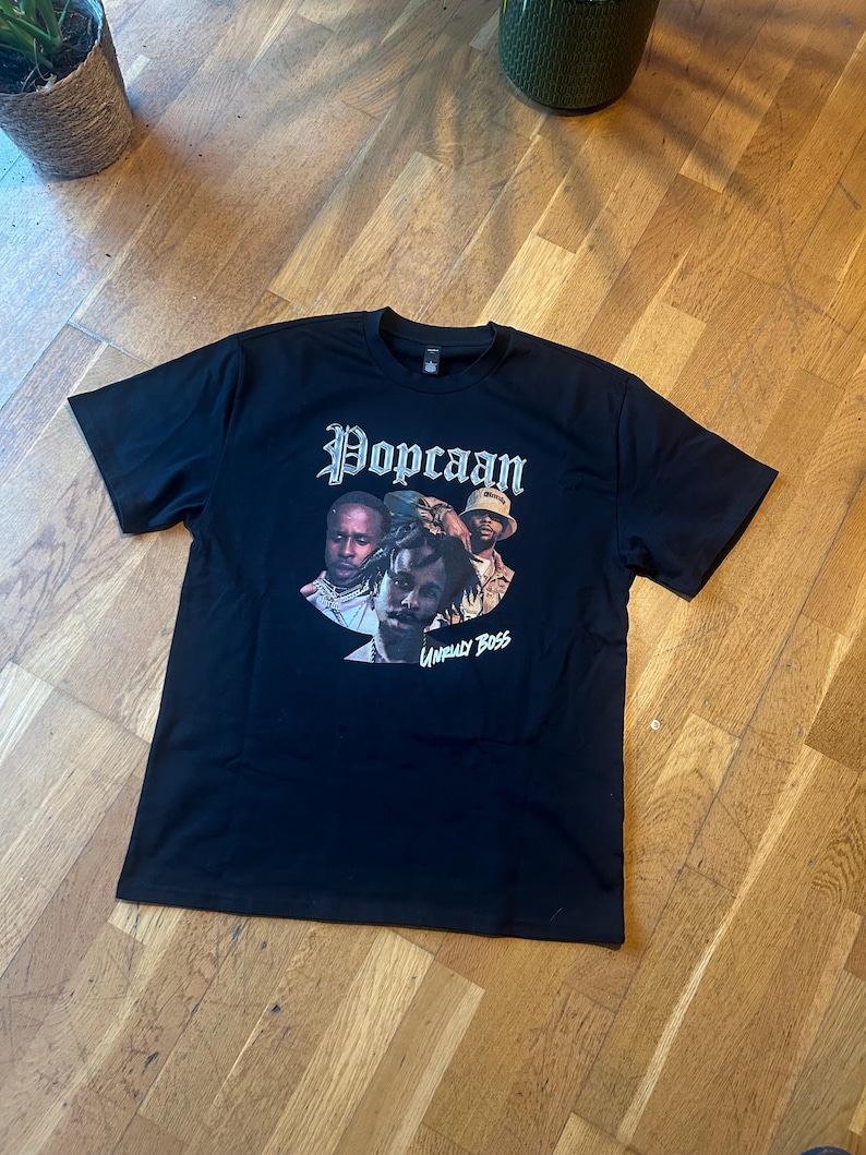 Popcaan “unruly Boss” T-shirt - Etsy