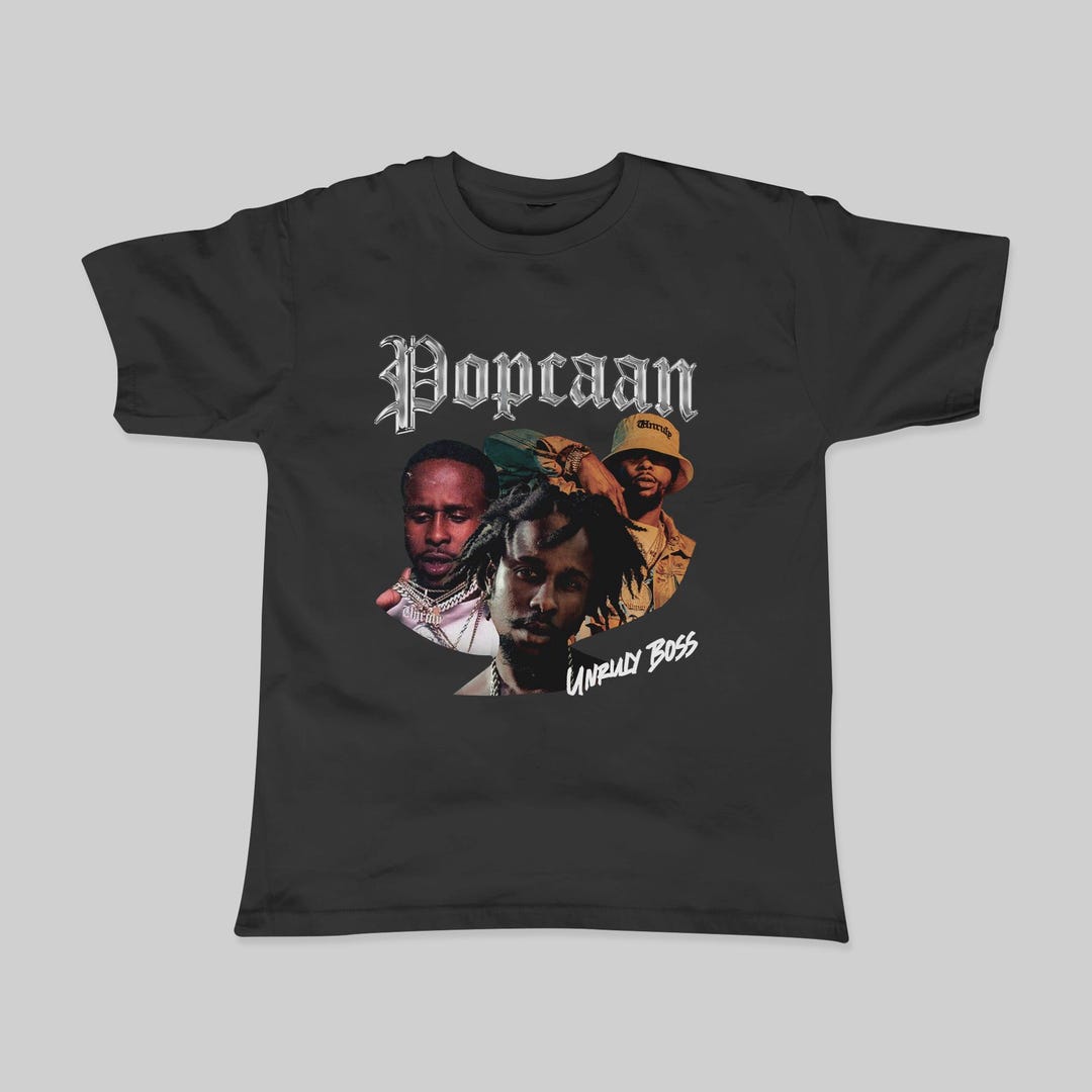 Popcaan “unruly Boss” T-shirt - Etsy