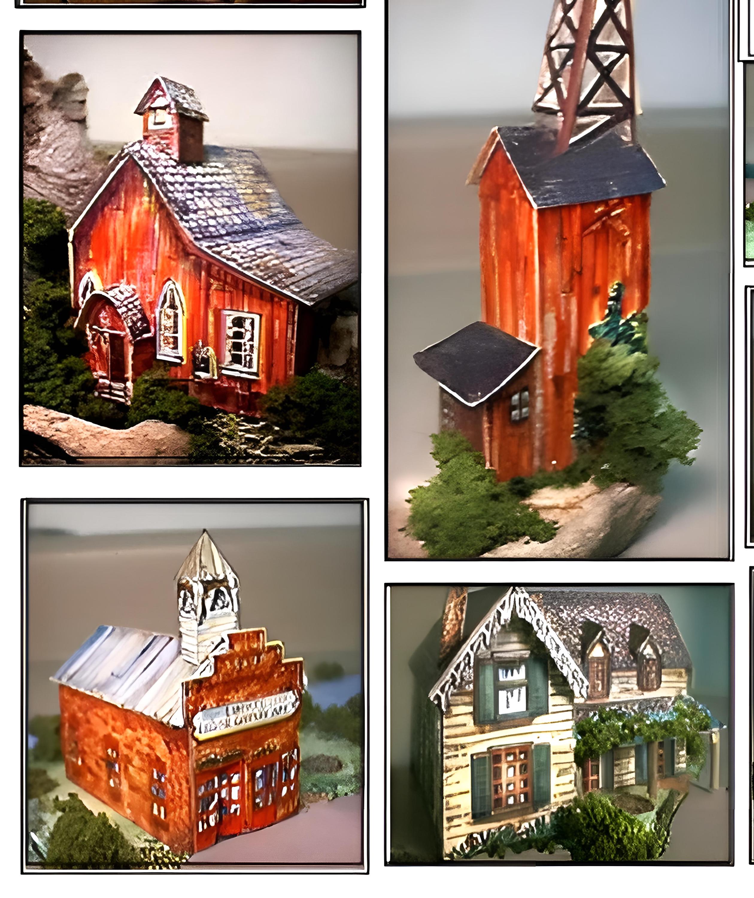 Papercraft Western Town: 27 Building Templates (digital Download) - Etsy