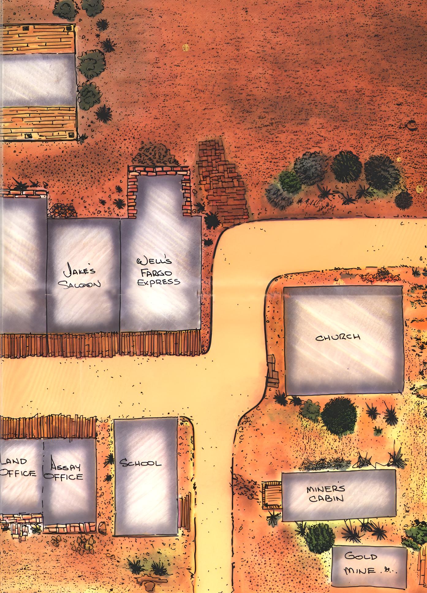 Papercraft Western Town: 27 Building Templates (digital Download) - Etsy