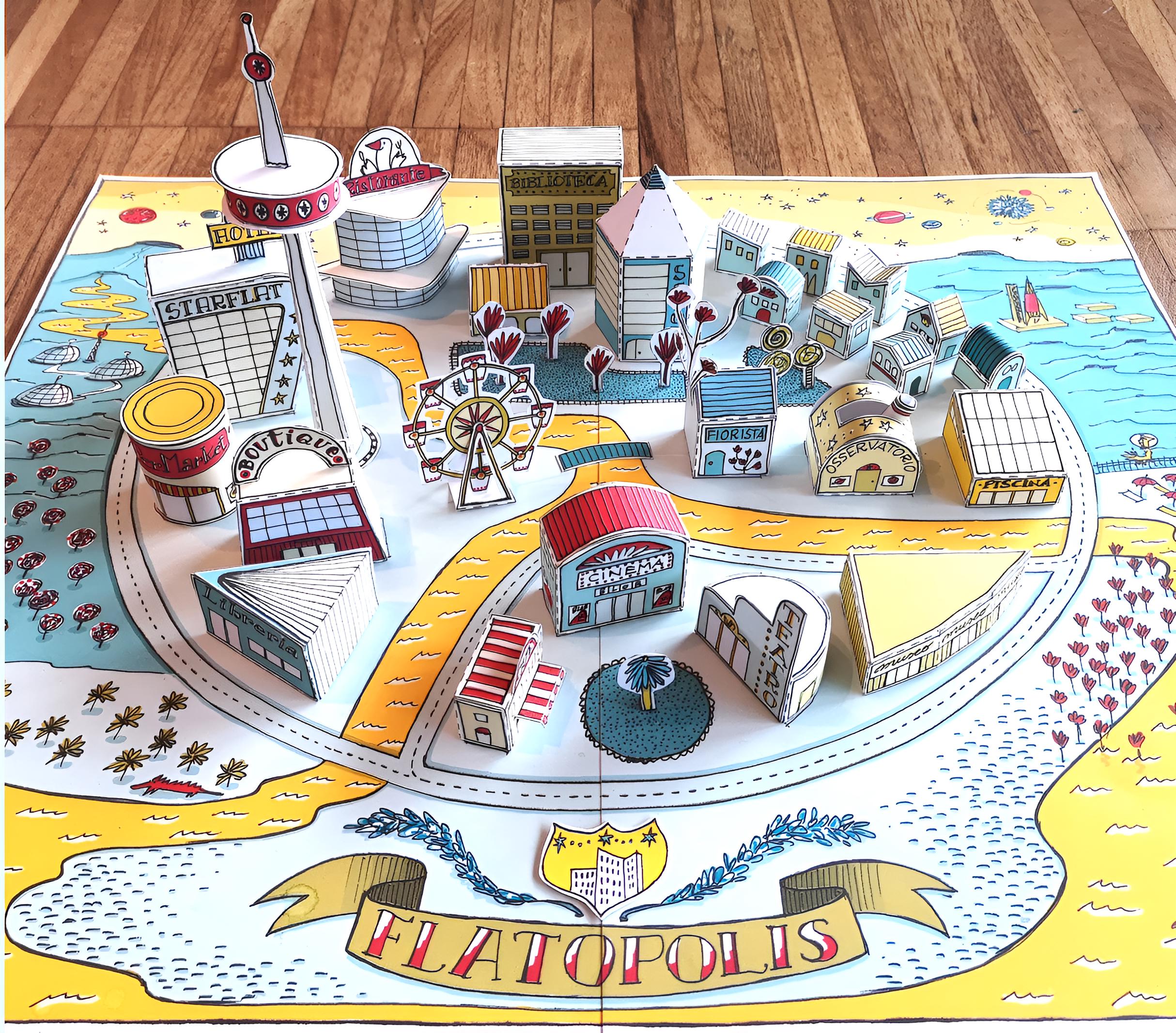 Cute City. Making This Fun and Energetic City is so Easy. Cut, Glue ...