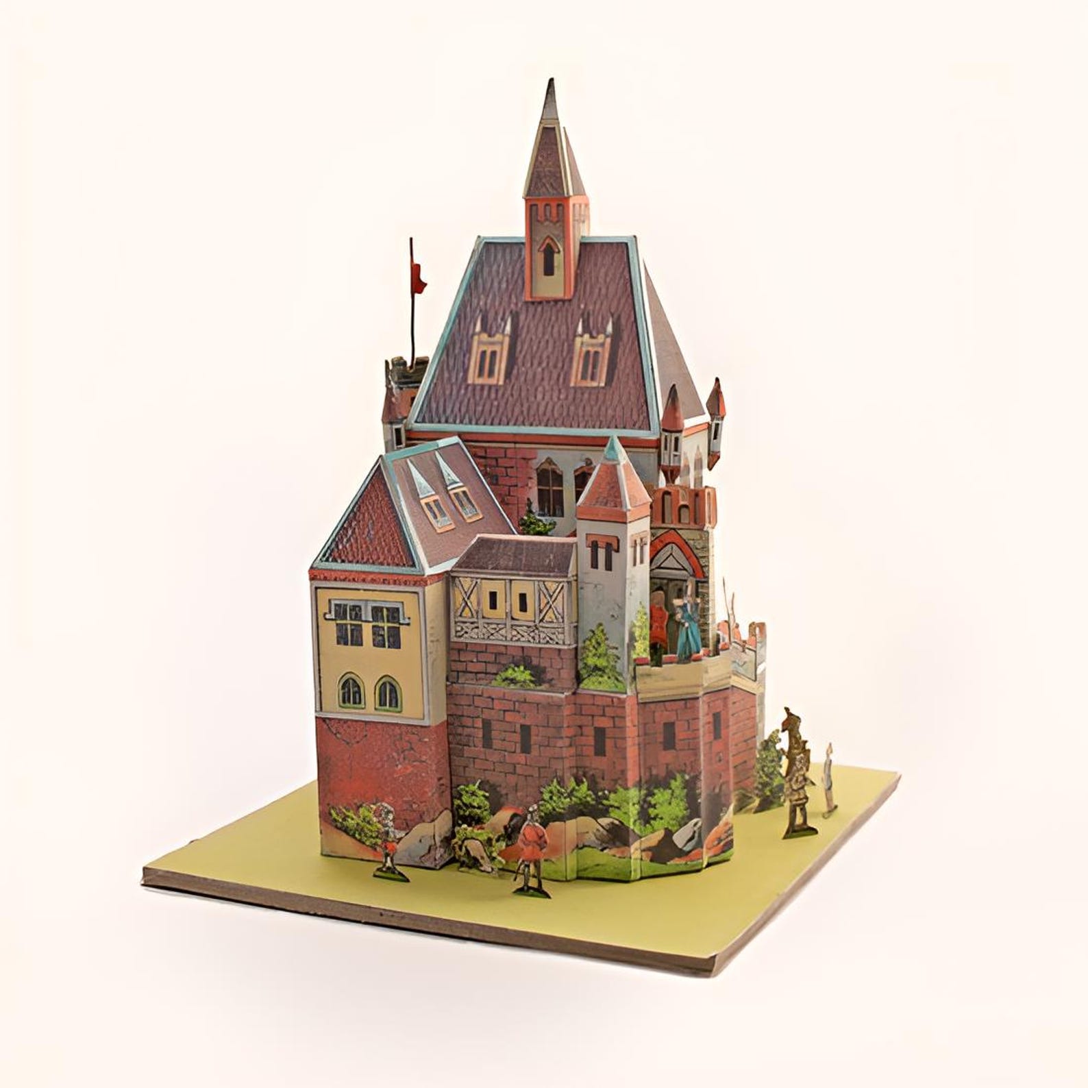 10 Printable Paper Craft Historic Castle Collection. Print, Cut, and ...