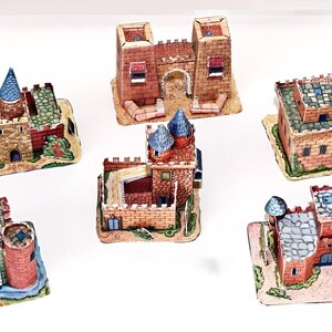 10 Printable Paper Craft Historic Castle Collection. Print, Cut, and ...