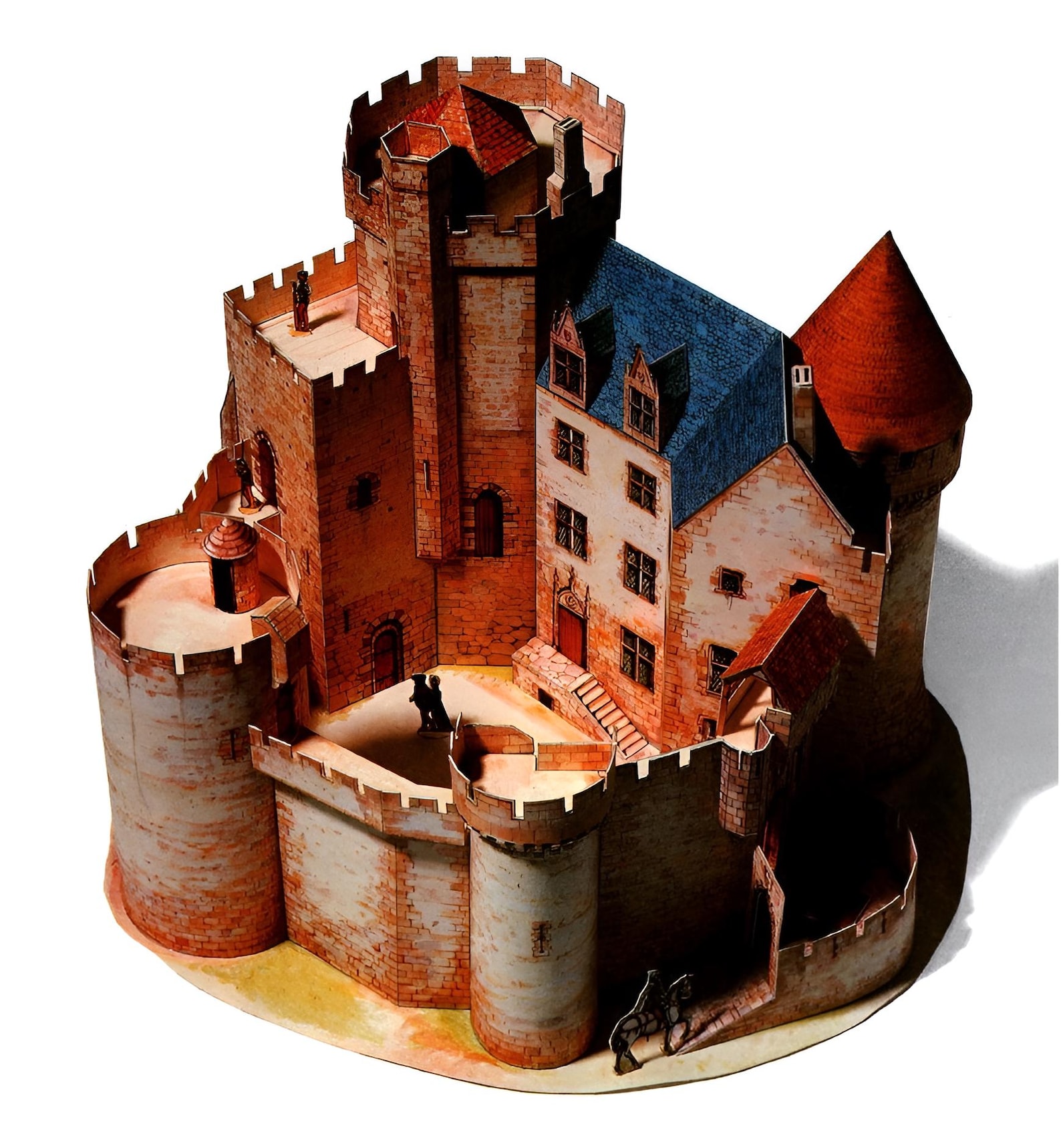 10 Printable Paper Craft Historic Castle Collection. Print, Cut, and ...