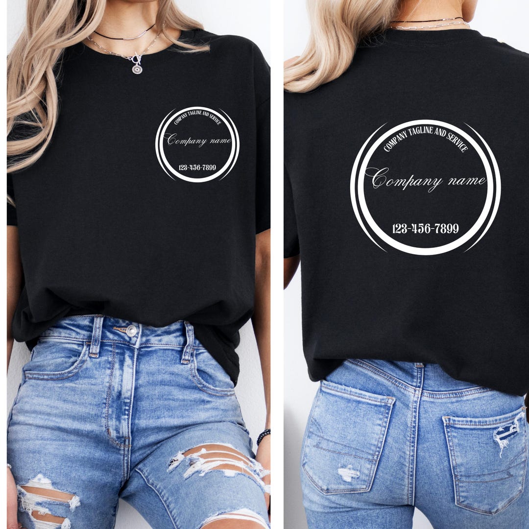 Custom Logo Design, Personalized Logo Shirt, Your Logo Here, Your Text ...