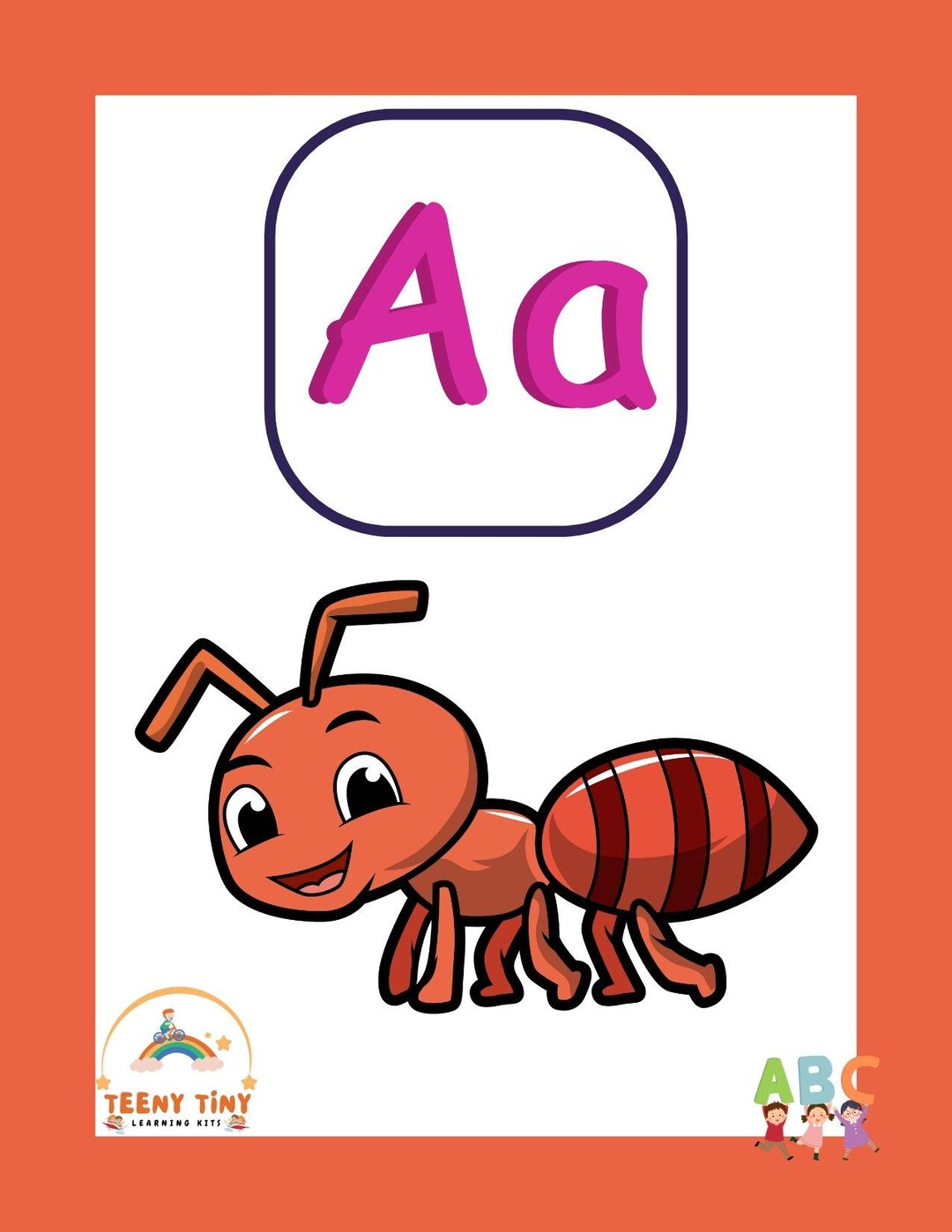 Jumbo Flashcards, Alphabet Flashcards - Etsy