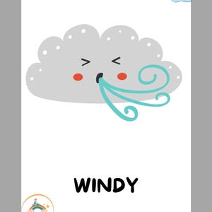 Weather Flashcards - Etsy