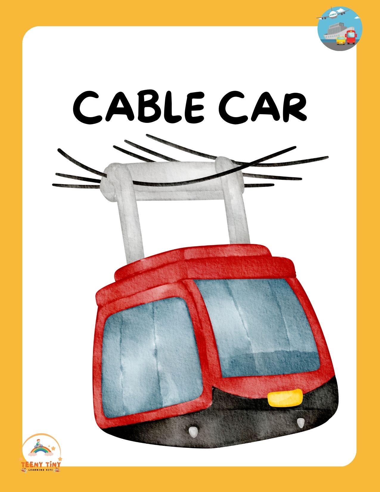 Transportation Flashcards - Etsy