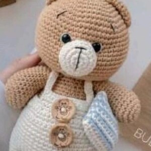 Crochet Bear Toy Pattern PDF Amigurumi - Etsy