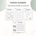 Farm Preschool Math Worksheets Number Tracing, Counting, Color by ...