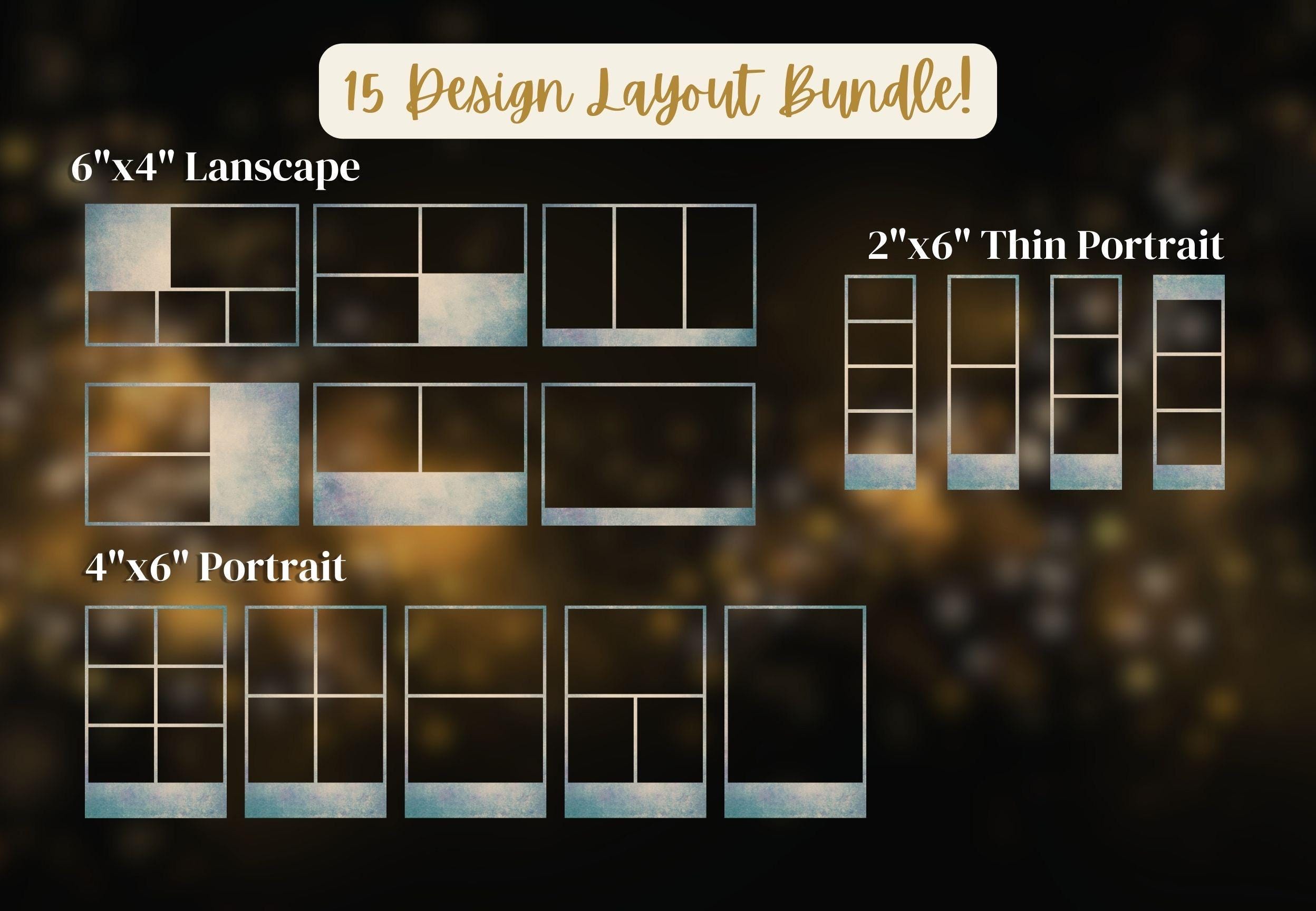 Photobooth Template - Black 'n' Gold Party Theme Design, 18th Birthday ...