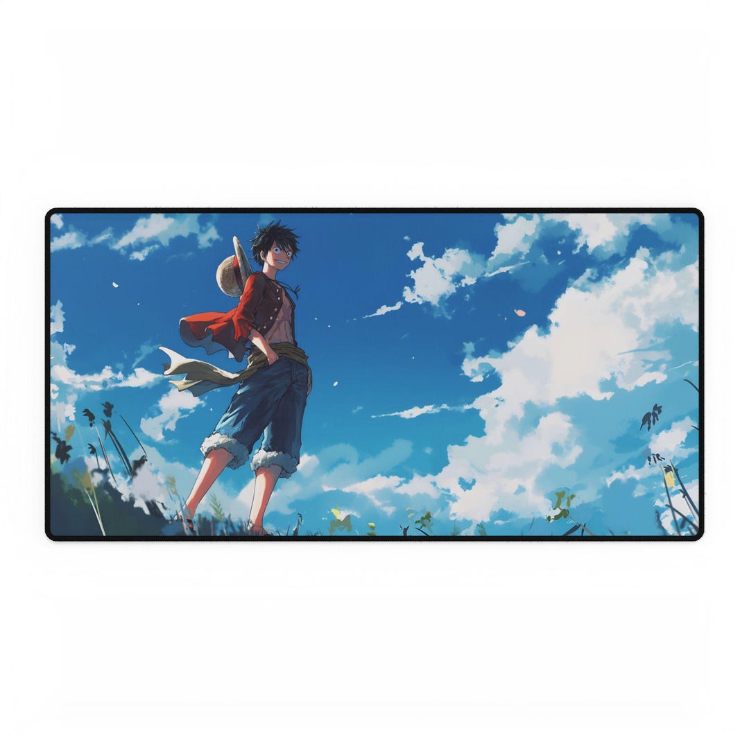 Luffy One Piece Desk Mat - Etsy