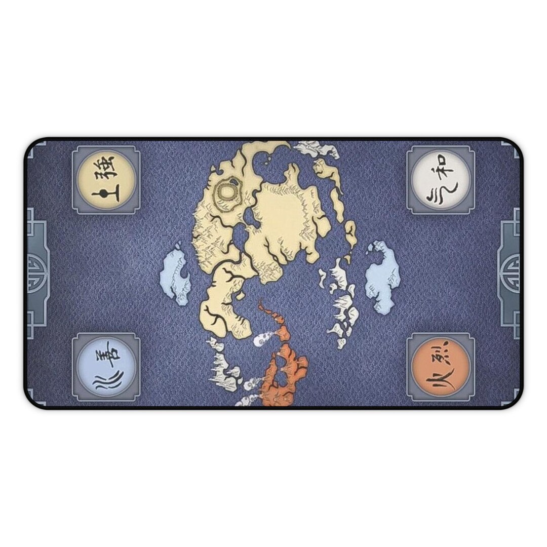 ATLA World Map Keyboard Mat - Etsy