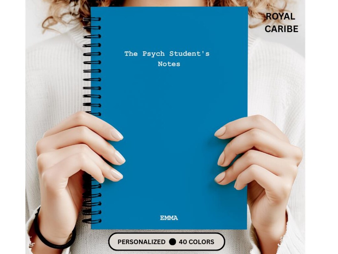 Psychology Student Notebook, Personalized Journal, Uni Days, Therapy ...