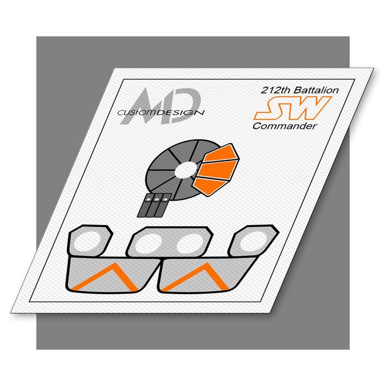 Custom Kama und Schulterplatte für LEGO Star Wars Minifigur Clone ...