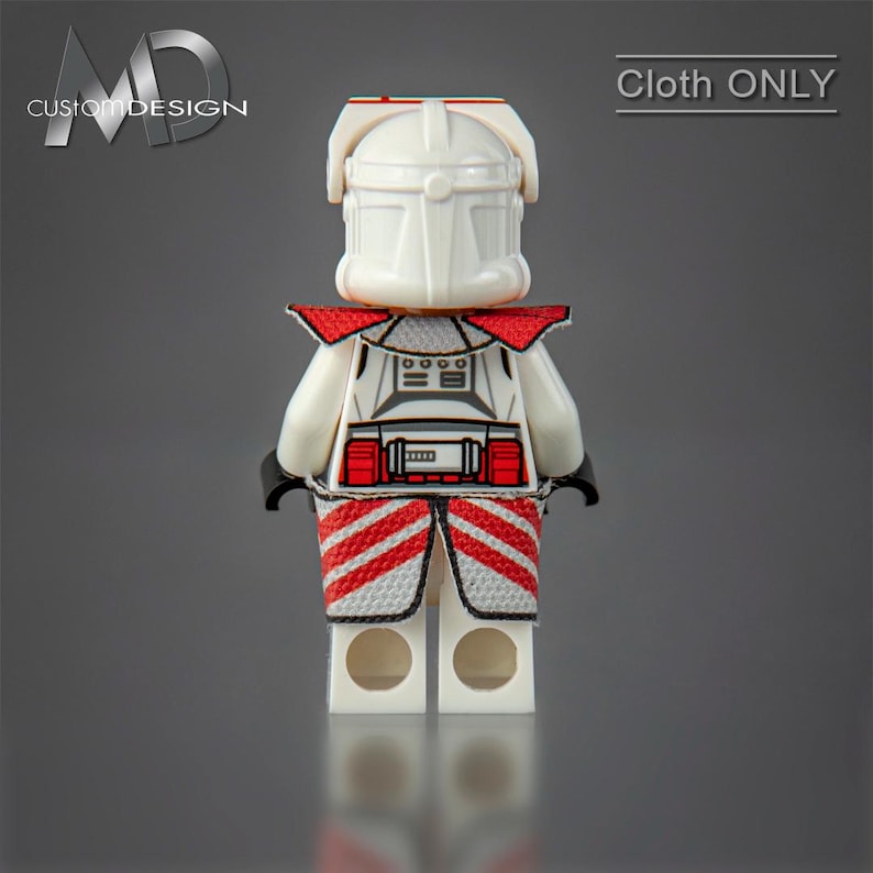 Custom Kama and Pauldron for LEGO Star Wars Minifigure Clone ARC Shock ...