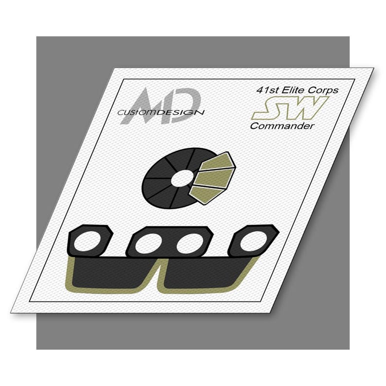 Custom Kama and Pauldron for LEGO Star Wars Minifigure Clone Trooper ...