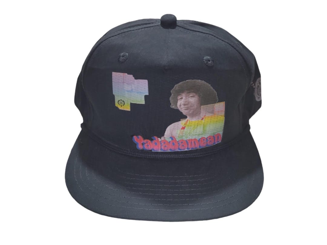 Snapback Flat-brim Hat - Thizz Face Jerry - Etsy