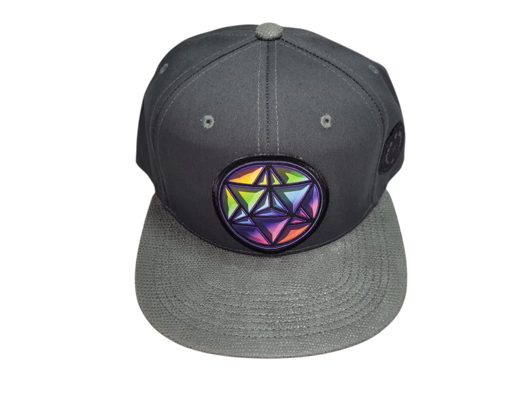 Snapback Flat-brim Hat - Star Tetrahedron - Etsy