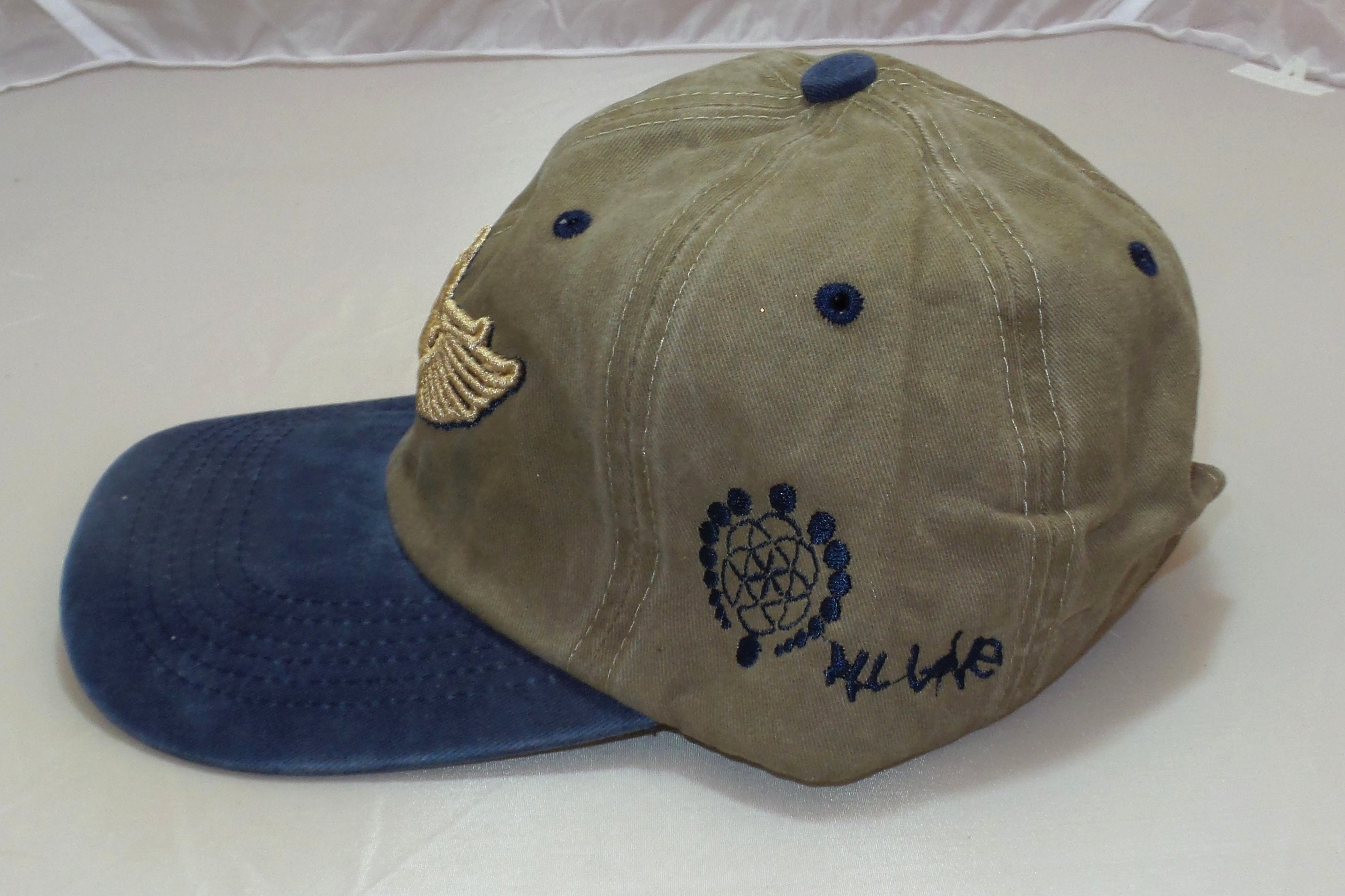 Buckle-back Bent-Brim Hat - Scarab (One-of-a-kind)