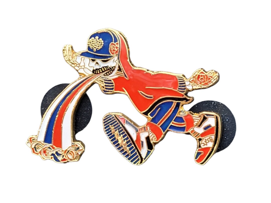 Pin - Too Much Too Fast - Red/white/blue/gold - Etsy